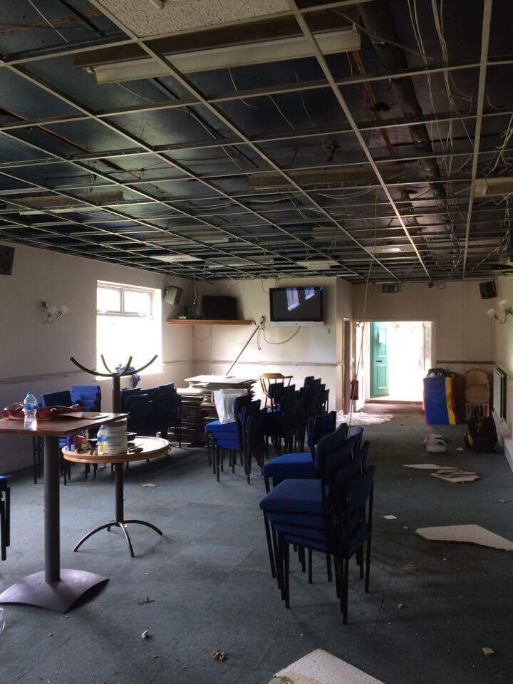 Supporters transform the clubhouse