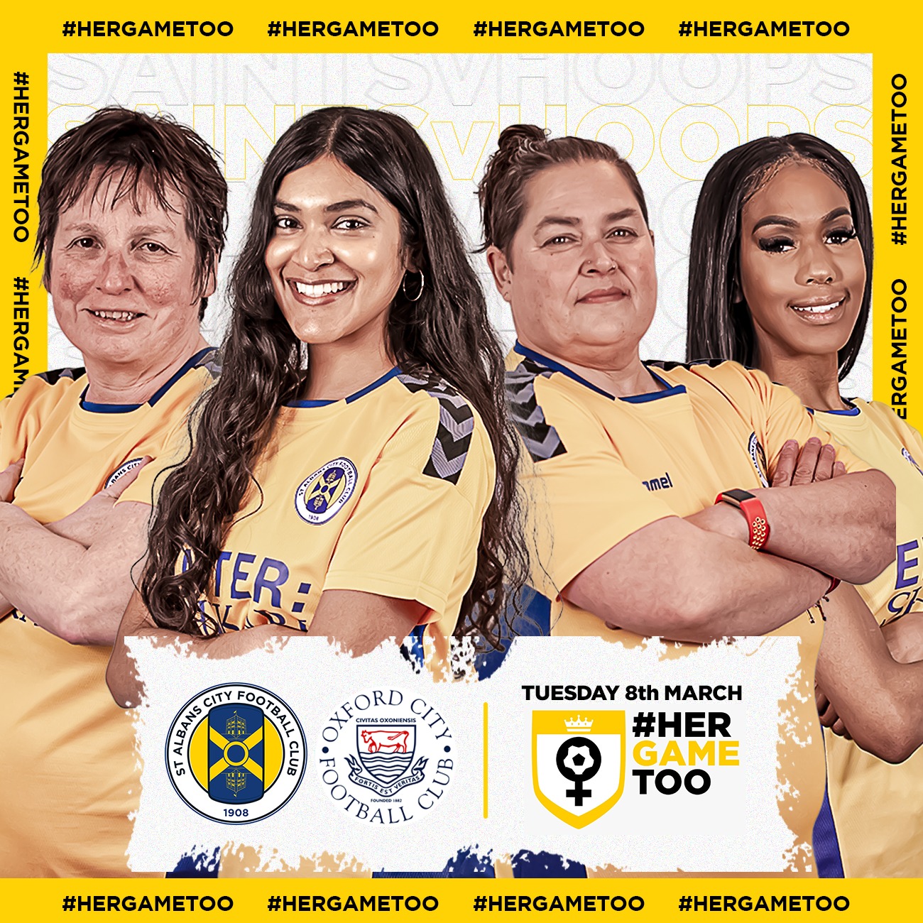 Her Game Too fixture announcement