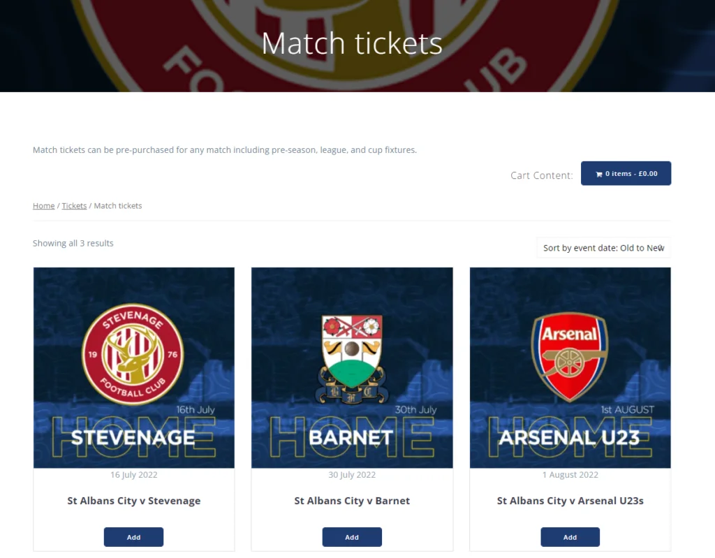 Ticket purchases - step by step guide