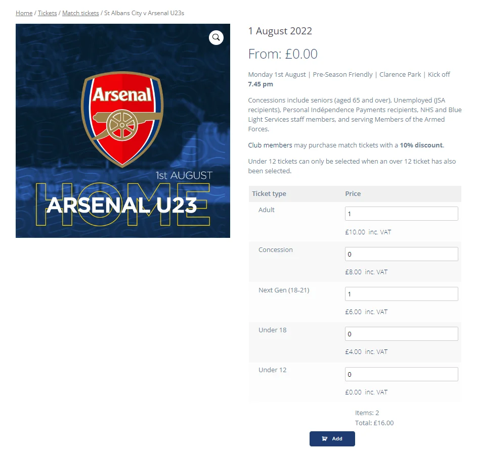 Ticket purchases - step by step guide