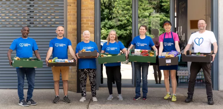 Saints In The City collection for St Albans Community Pantry